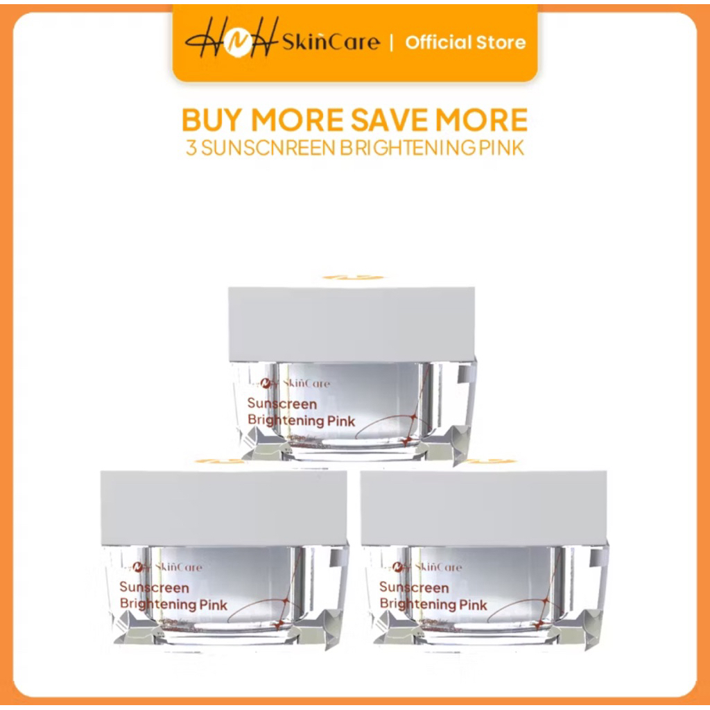 Jual HNH Skincare - Sunscreen Brightening Pink SPF 30 Bundle (BELI 2 ...
