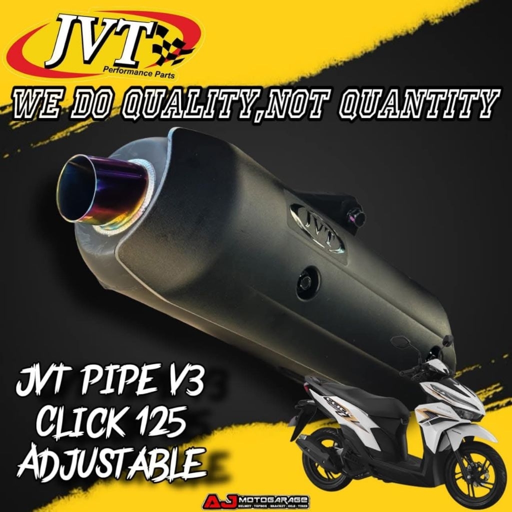 Jual JVT POWER PIPE V3 TITANIUM TIP FOR NMAX V1 & V2 / AEROX V1 & V2 ...