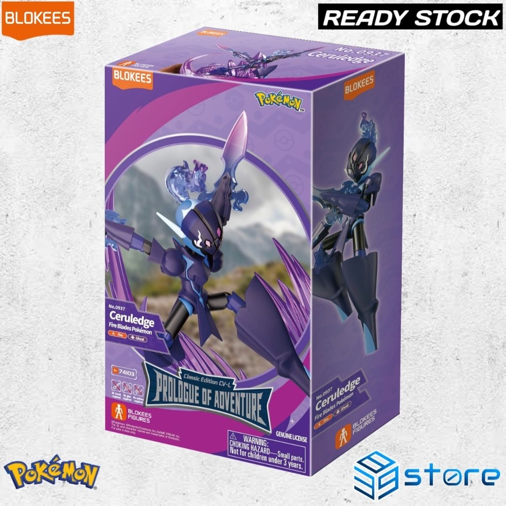 Jual Blokees Pokemon Ceruledge Classic Edition CV-L Ceruledge | Shopee ...