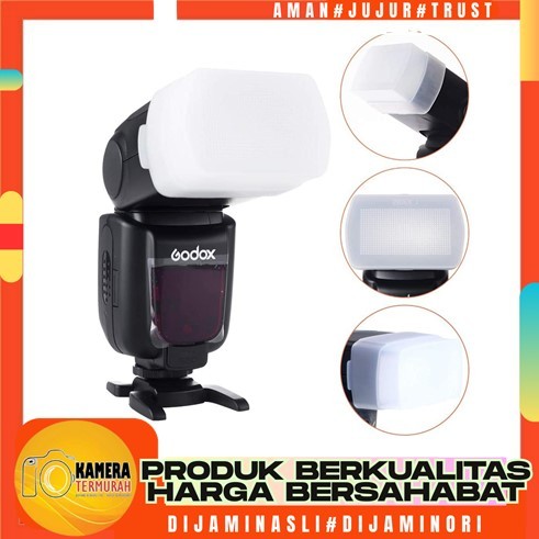 Jual Omni Camera Flash Bounce Diffuser Speedlite External Godox TT520 ...