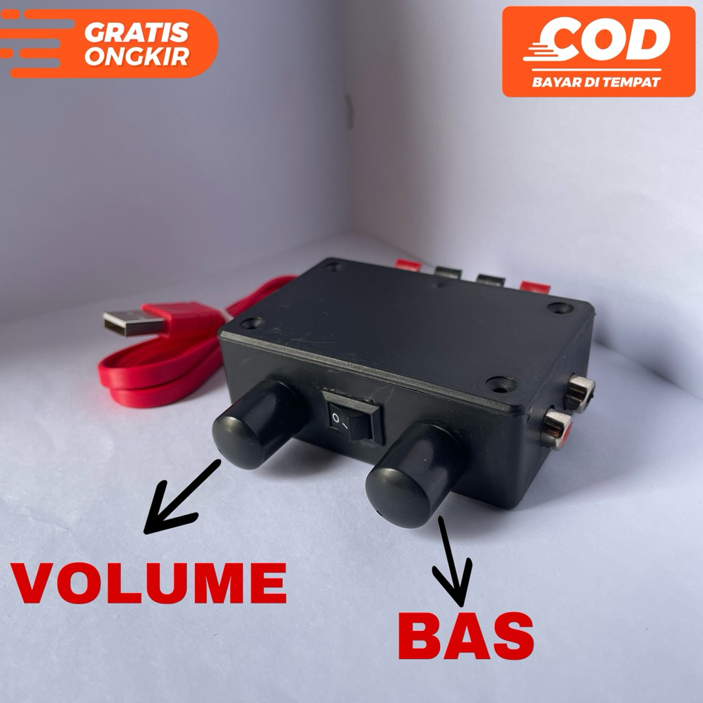 Jual POWER MINI 5 volt RCA VOLUME dan BAS /AMPLIFIER TERMURAH RCA ...