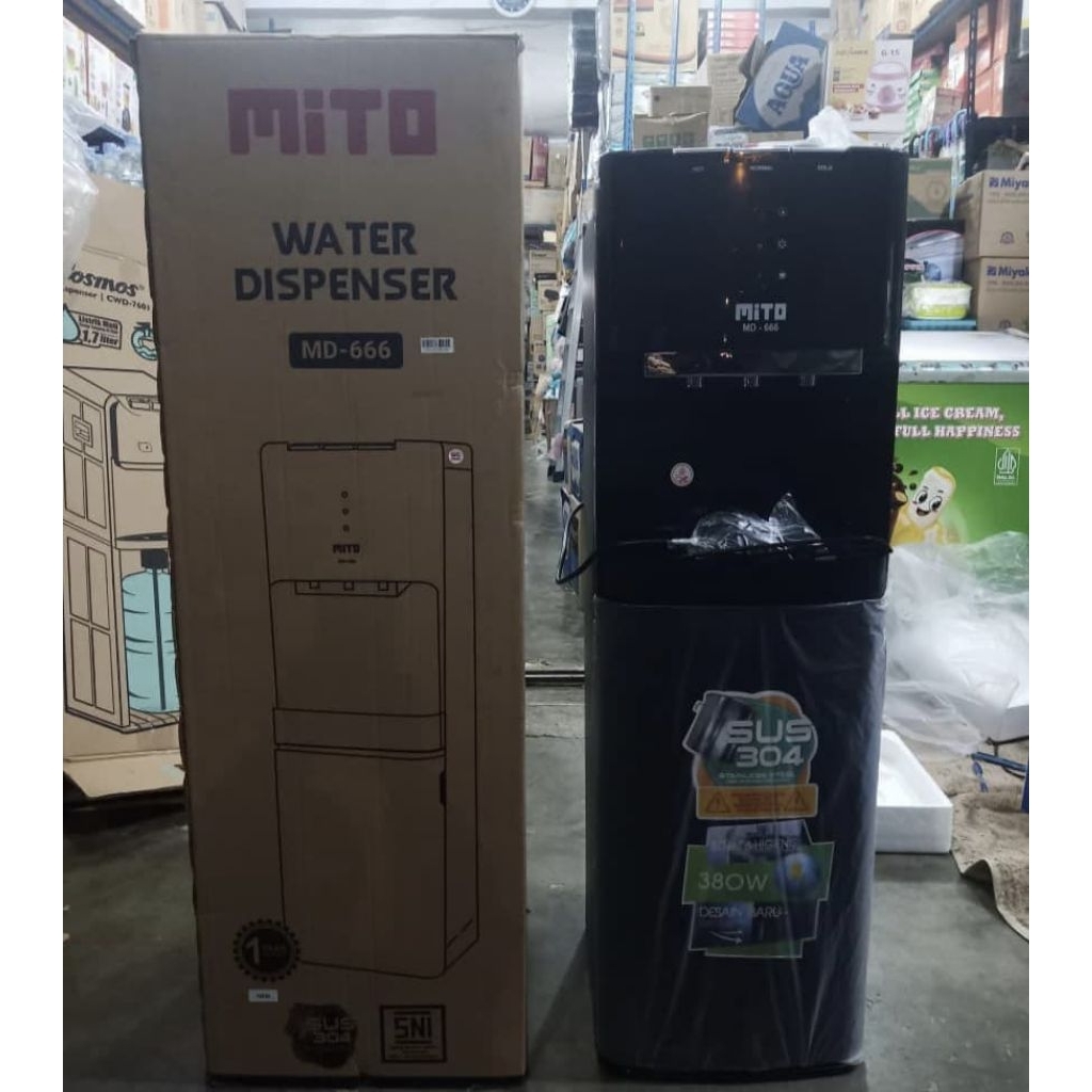 Jual Dispenser galon bawah md 666 merk mitoHarga rp 1.220.000Promo rp 1 ...