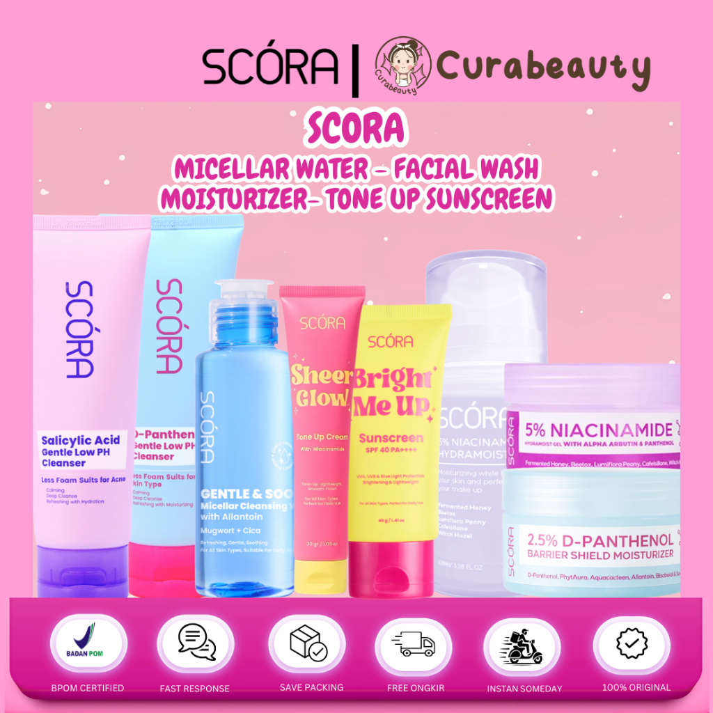 Jual •CURABEAUTY• MANADO SCORA SERIES FACIAL WASH - MOISTURIZER ...