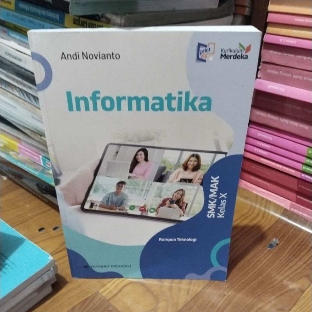 Jual buku Informatika kurikulum merdeka untuk SMA/MA kelas X Penerbit Erlangga | Shopee Indonesia