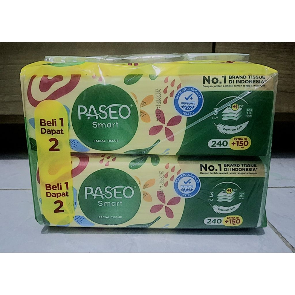 Jual BELI 1 DAPAT 2 TISU BANDED | Tisu Paseo Smart 240+150ply | Shopee Indonesia