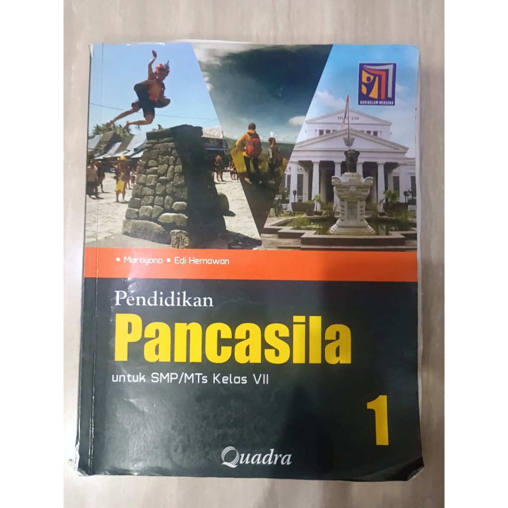 Jual Buku Pendidikan Pancasila PPKn kelas 7 kurikulum merdeka Quadra ...