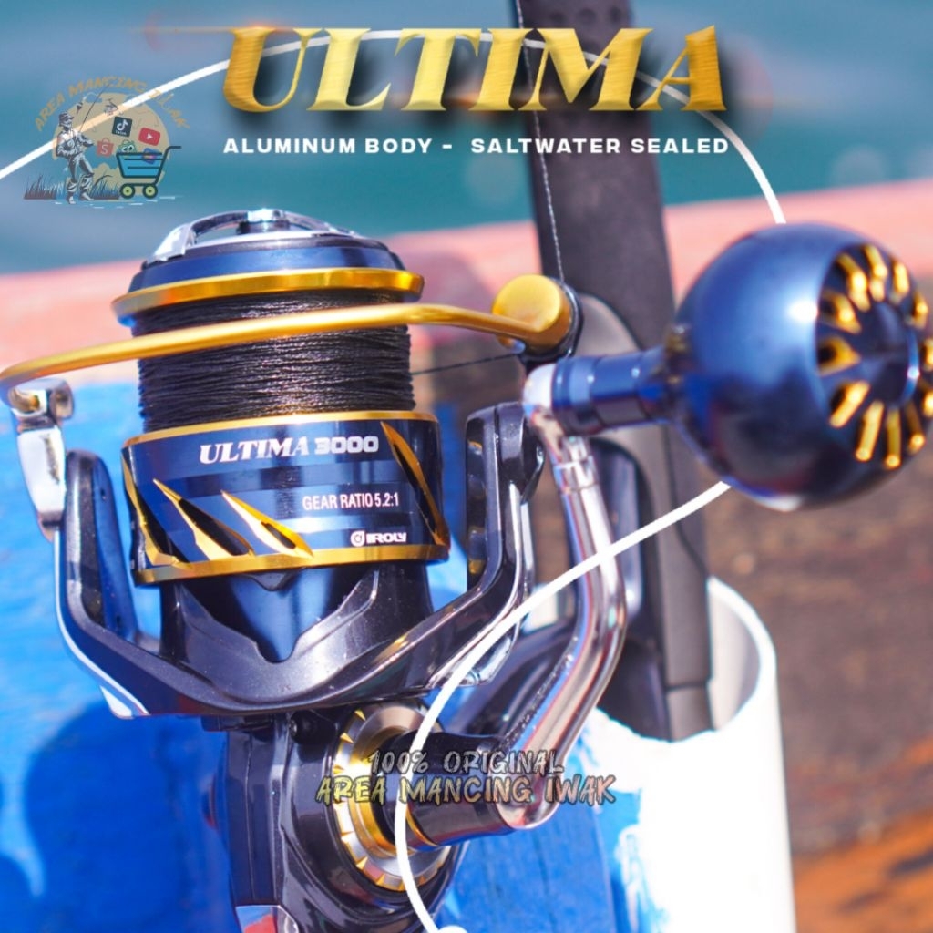 Jual Reel IROLY ULTIMA SW 2000 3000 4000 6000 - Aluminium Body | Shopee ...