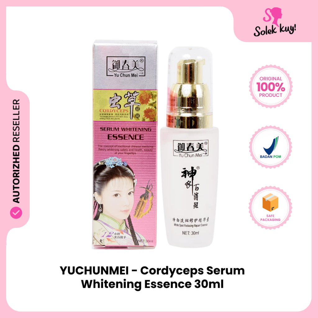 Jual Solek Kuy! - YUCHUNMEI Cordyceps Serum Whitening Essence 30ml | Shopee Indonesia