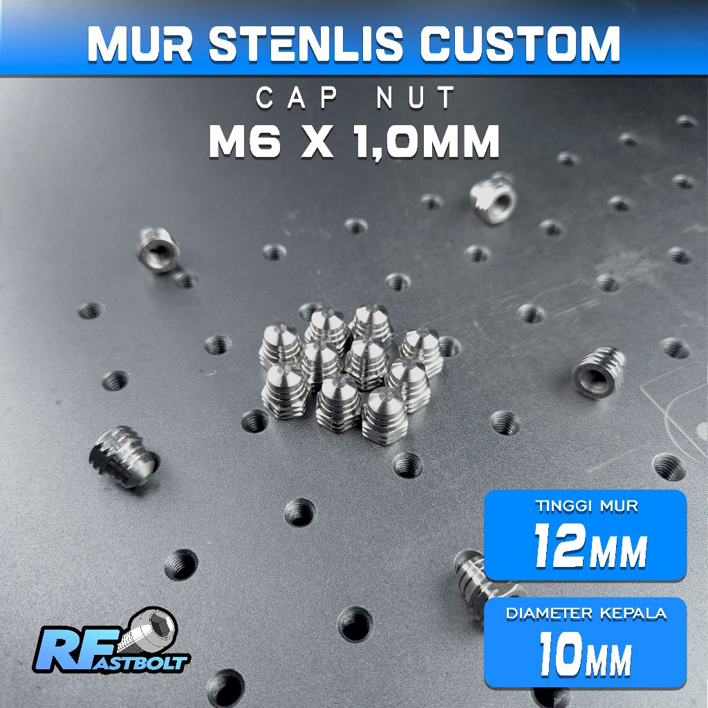 Jual MUR CAP NUT CUSTOM UKURAN M6 | Shopee Indonesia