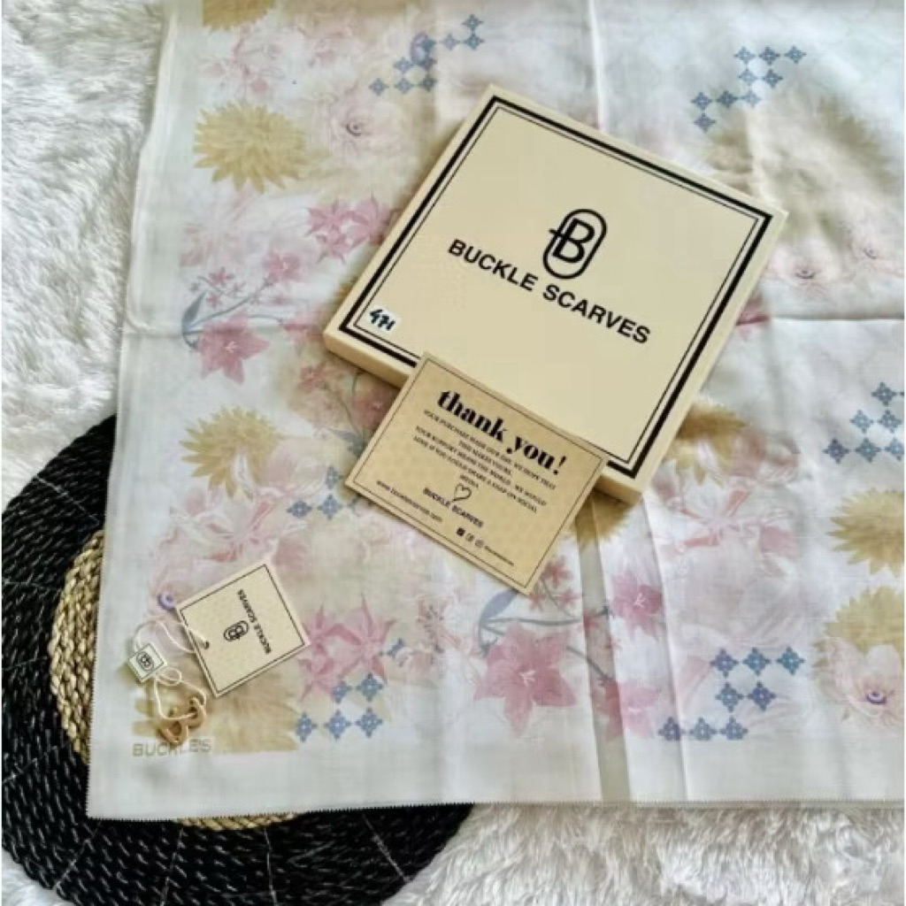 Jual Box Buckle Scarves ORIGINAL by AZARA || Hijab Segi Empat Motif ...