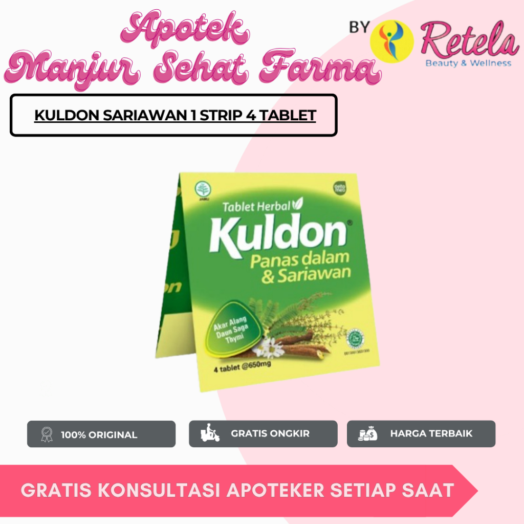 Jual KULDON SARIAWAN 4 TABLET | Shopee Indonesia