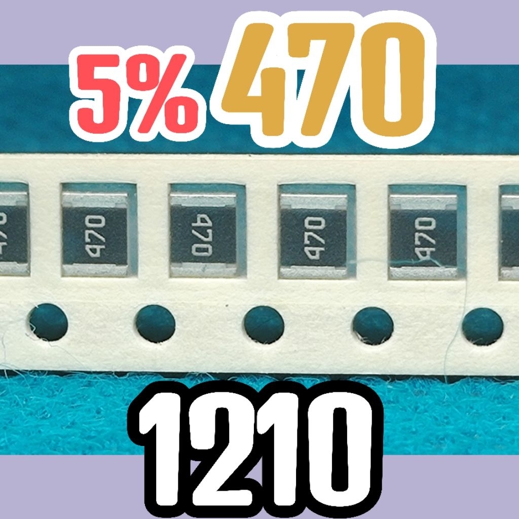 Jual 10pcs Chip resistor smd 470 47R 5% size 1210 3225 47 ohm 47ohm ...