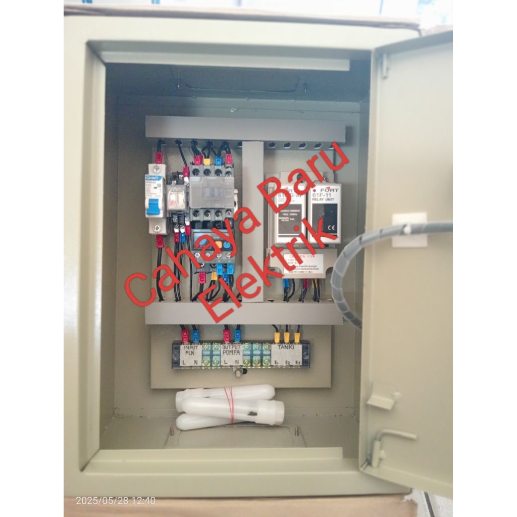 Jual Panel Pompa 1 phase 1 tanki( tanki penuh pompa mati) auto manual ...