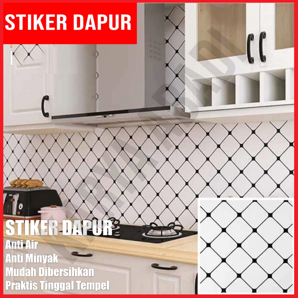 Jual Wallpaper Dapur Stiker Dinding Dapur Meja Lemari Kayu Anti Air ...