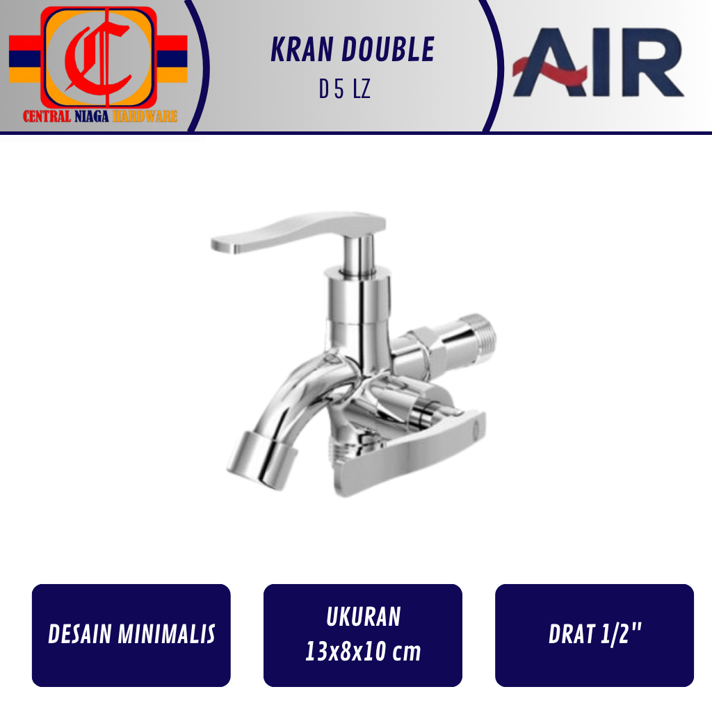 Jual Kran Shower AIR D5LZ KRAN DOUBLE | Shopee Indonesia
