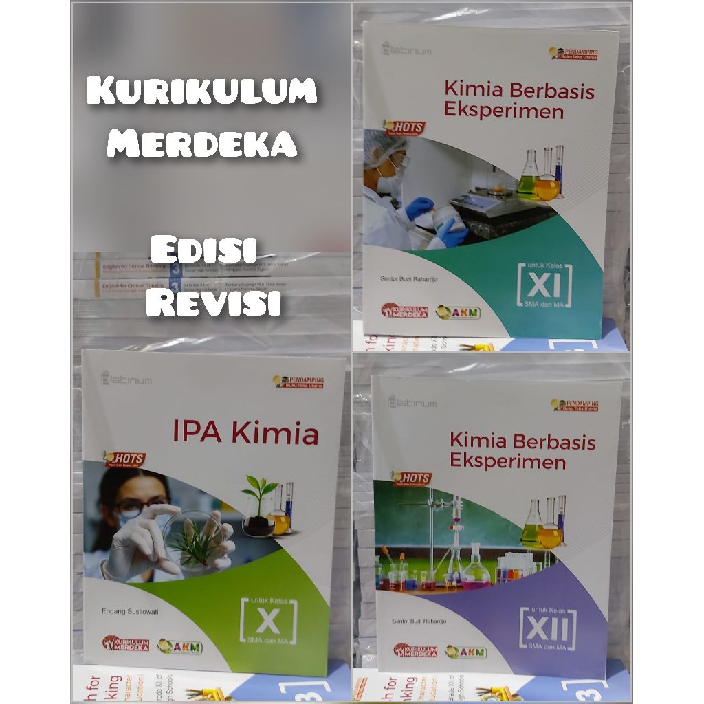 Jual Buku Kimia kelas 10 , 11 , 12 / X , XI , XII SMA Kurikulum Merdeka PLATINUM / Kimia ...