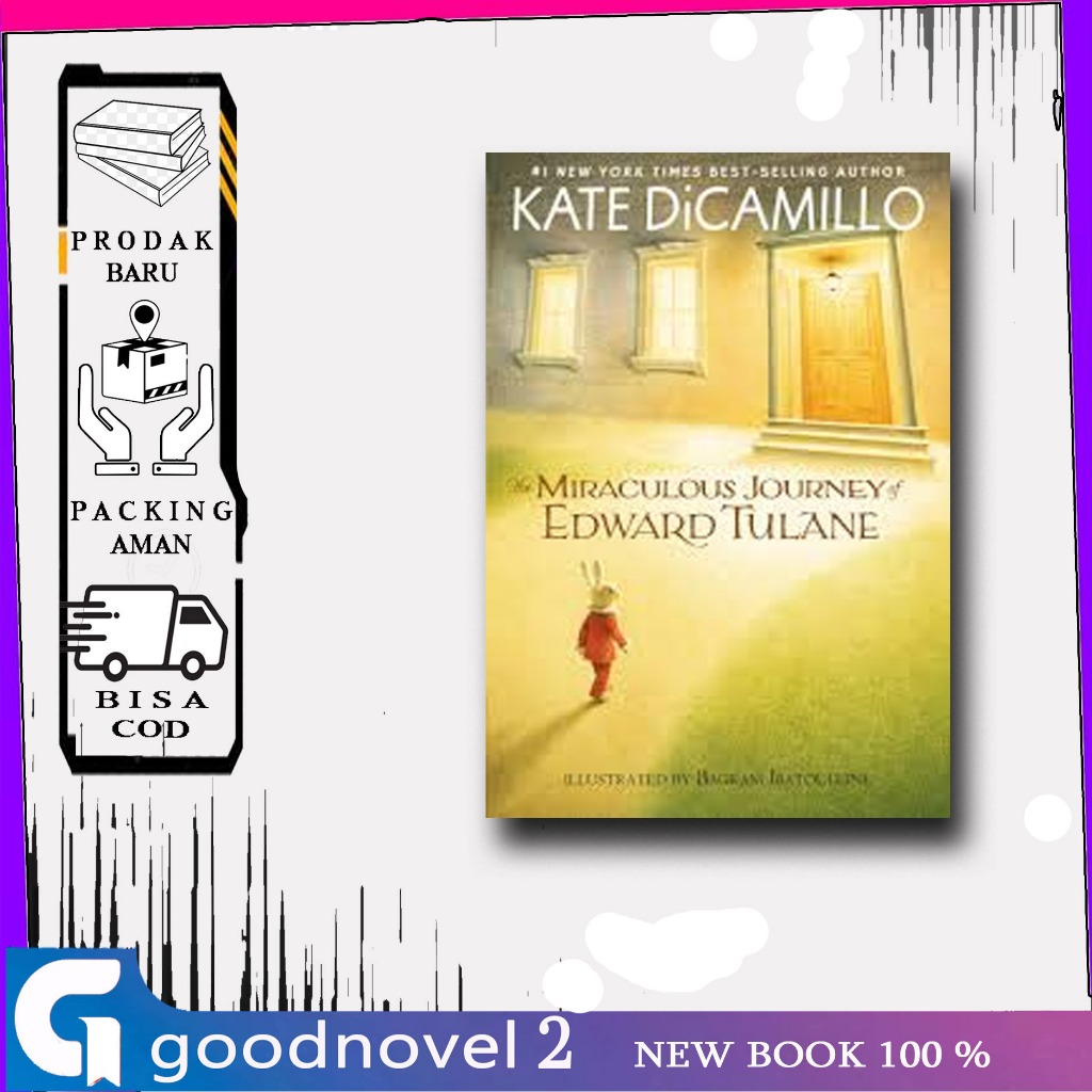 Jual The Miraculous Journey of Edward Tulane by Kate DiCamillo (English ...