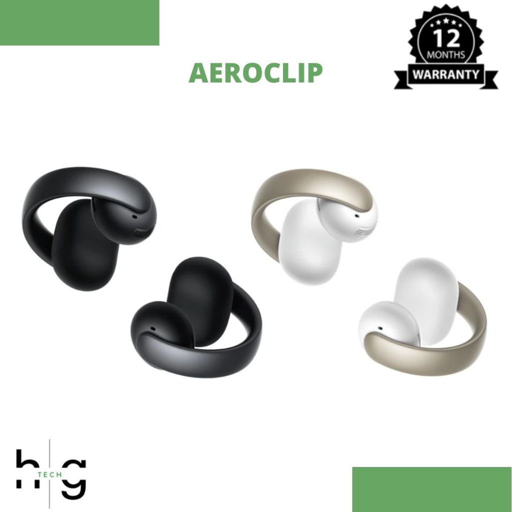 Jual AeroClip OWS Open-Ear Earbuds Clip-On Headphones Adaptive Comfort ...