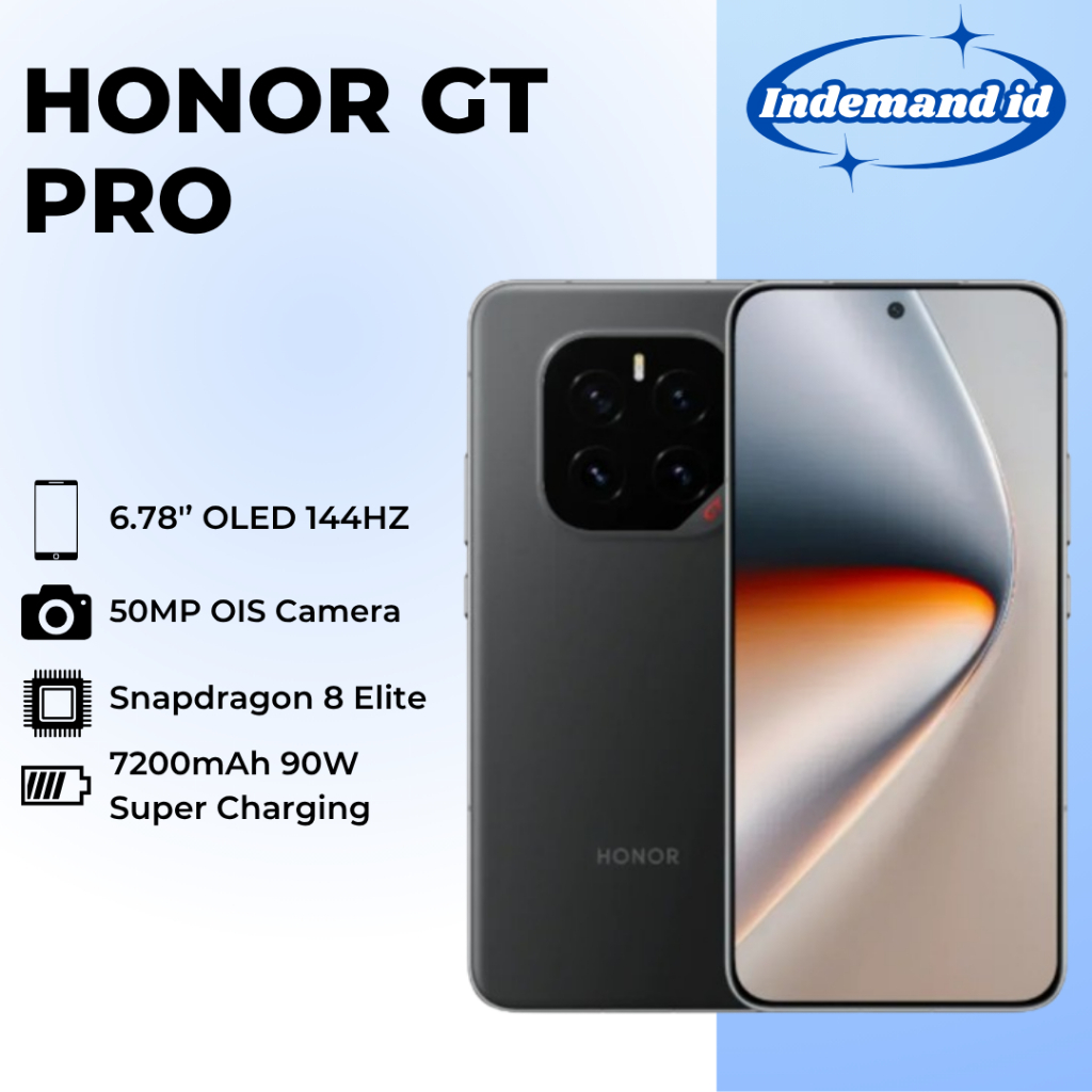 Jual Honor GT Pro 5G Android 15 MagicOS 9 Snapdragon 8 Elite 6.78 "OLED ...