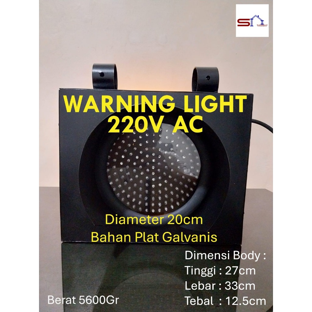 Jual Lampu Warning Light/Lampu Hati-Hati Traffic Light Diameter 20cm ...