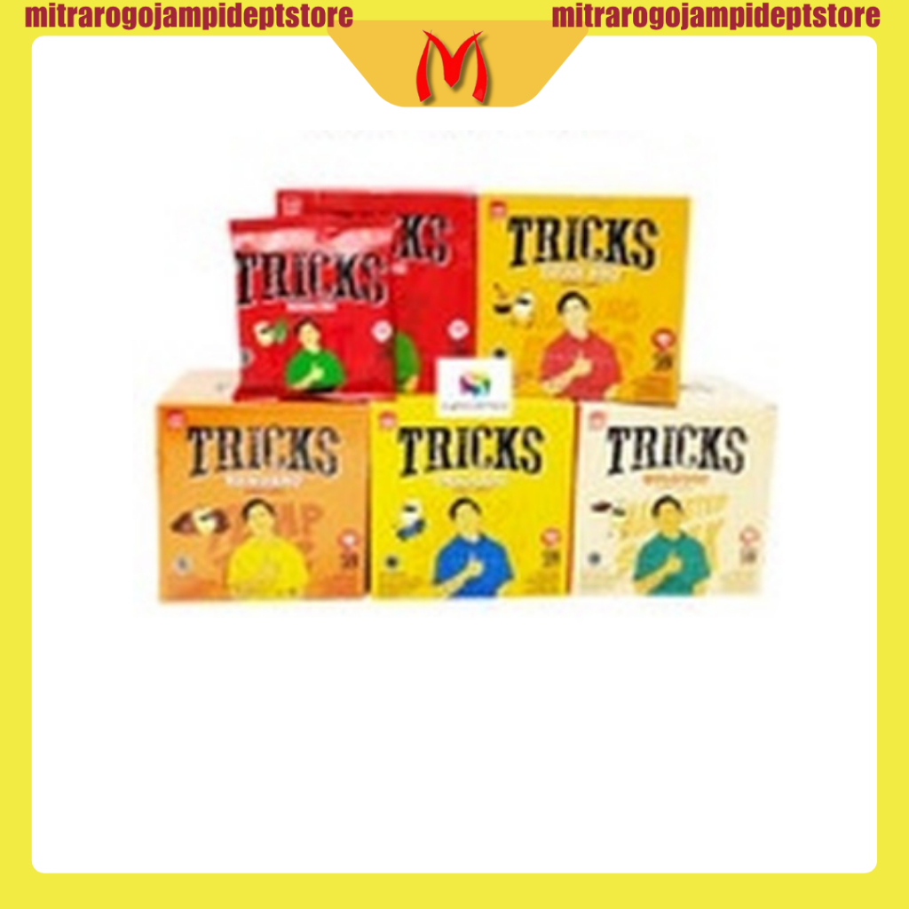 Jual Tricks Baked Crisps Biskuit Kentang 120gr (10 Pack) | Shopee Indonesia