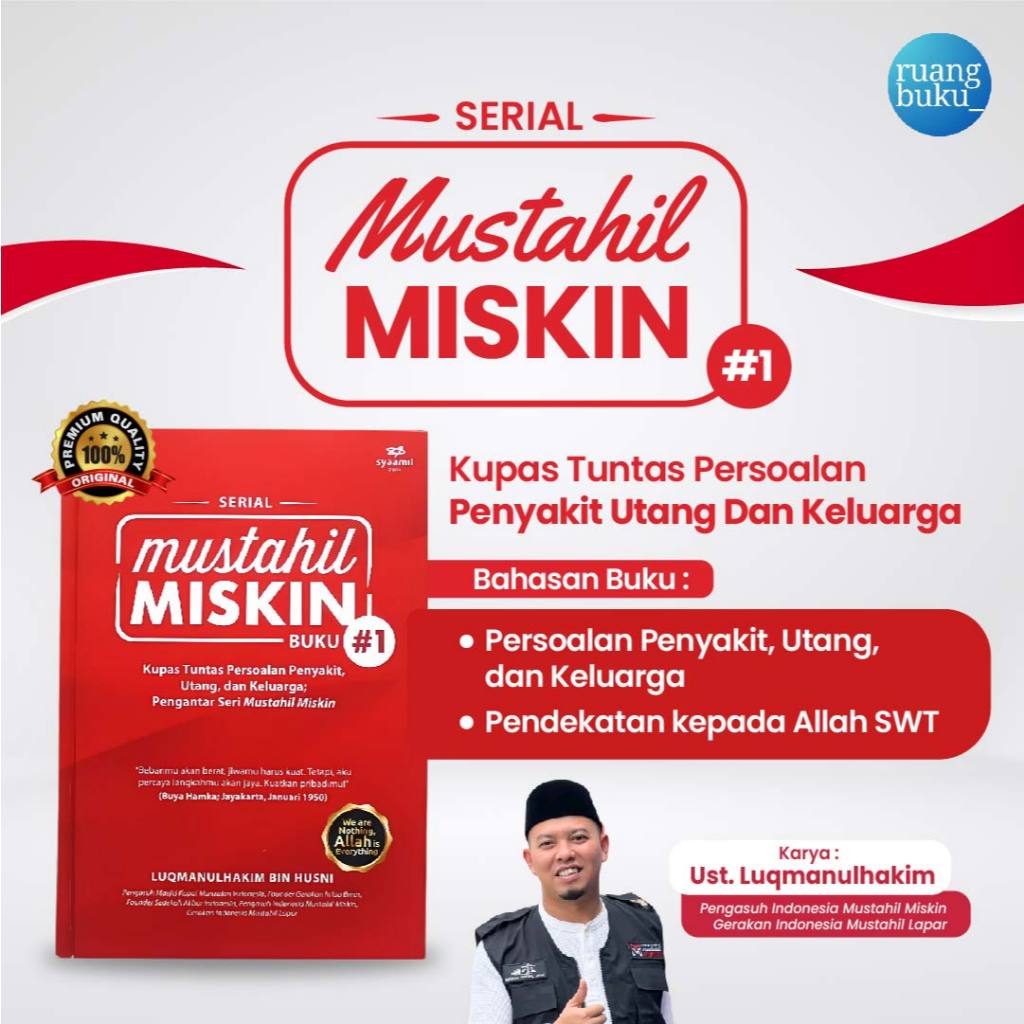 Jual Buku Mustahil miskin #1 | Kupas tuntas persoalan penyakit utang ...