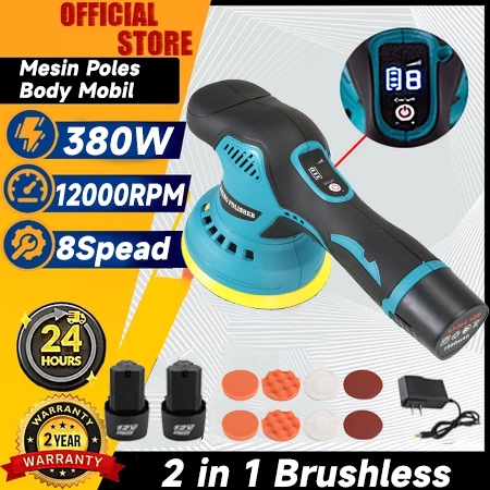 Jual 8 Speed 380W/220V Mesin Poles Body Mobil Mesin Poles Mini Portable ...