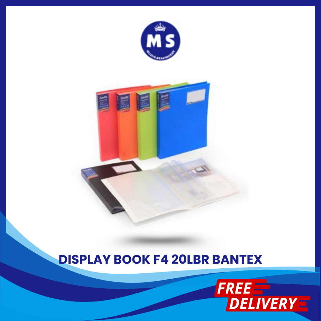Jual BANTEX DISPLAY BOOK / CLEAR HOLDER FOLIO 20 SHEET 3183 | Shopee ...
