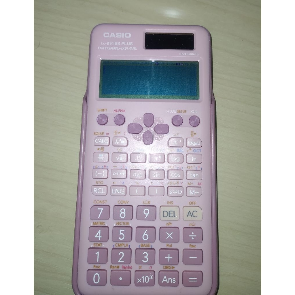 Jual Casio 991 Es Plus Pink 2nd gen | Shopee Indonesia