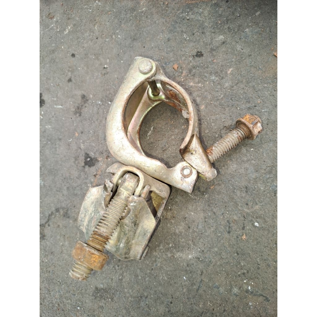 Jual swivel clamp fixed clamp scaffolding 1 1/4 - 1 1/2 inch scend ...