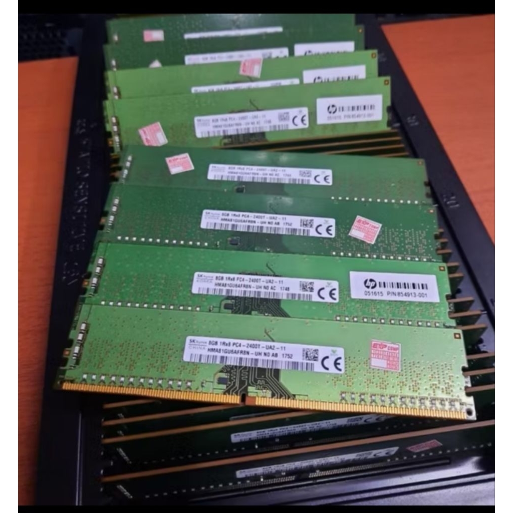 Jual RAM/MEMORY CPU 8GB DDR4 1Rx8 PC4 2400T FOR PC ORIGINAL COPOTAN ...