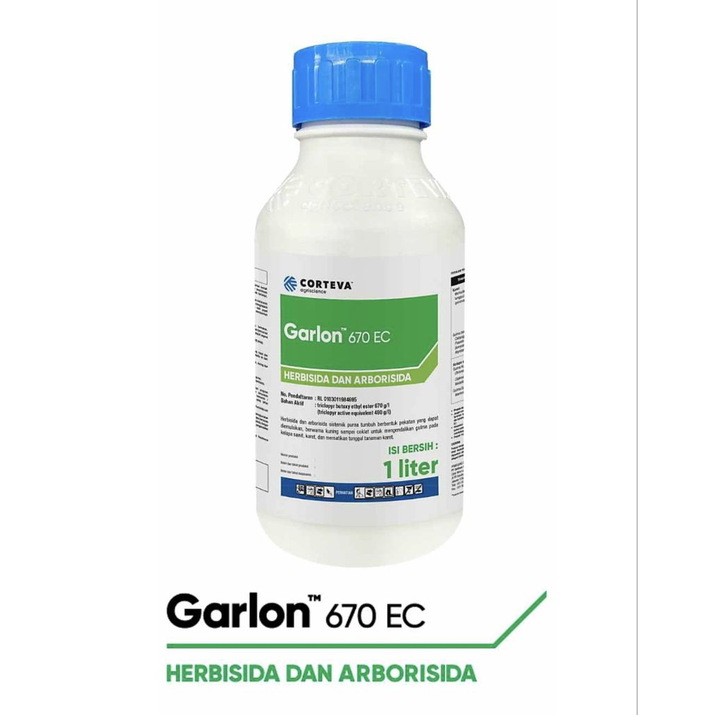 Jual GARLON 670 EC (1 LITER) PEMBASMI GULMA RUMPUT BERKAYU HERBISIDA ...