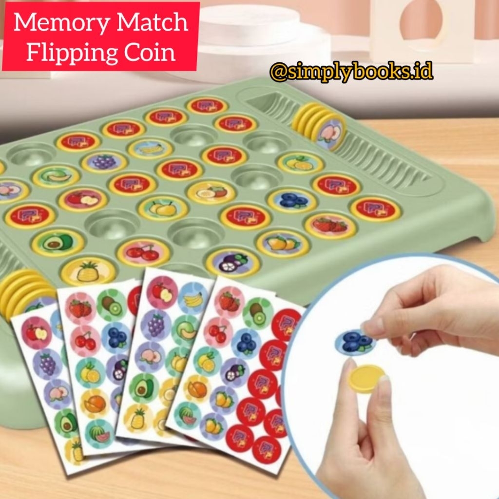 Jual MEMORY GAME - MEMORY MATCH FLIP COIN - PERMAINAN MEMORI LOGIKA INGATAN | Shopee Indonesia
