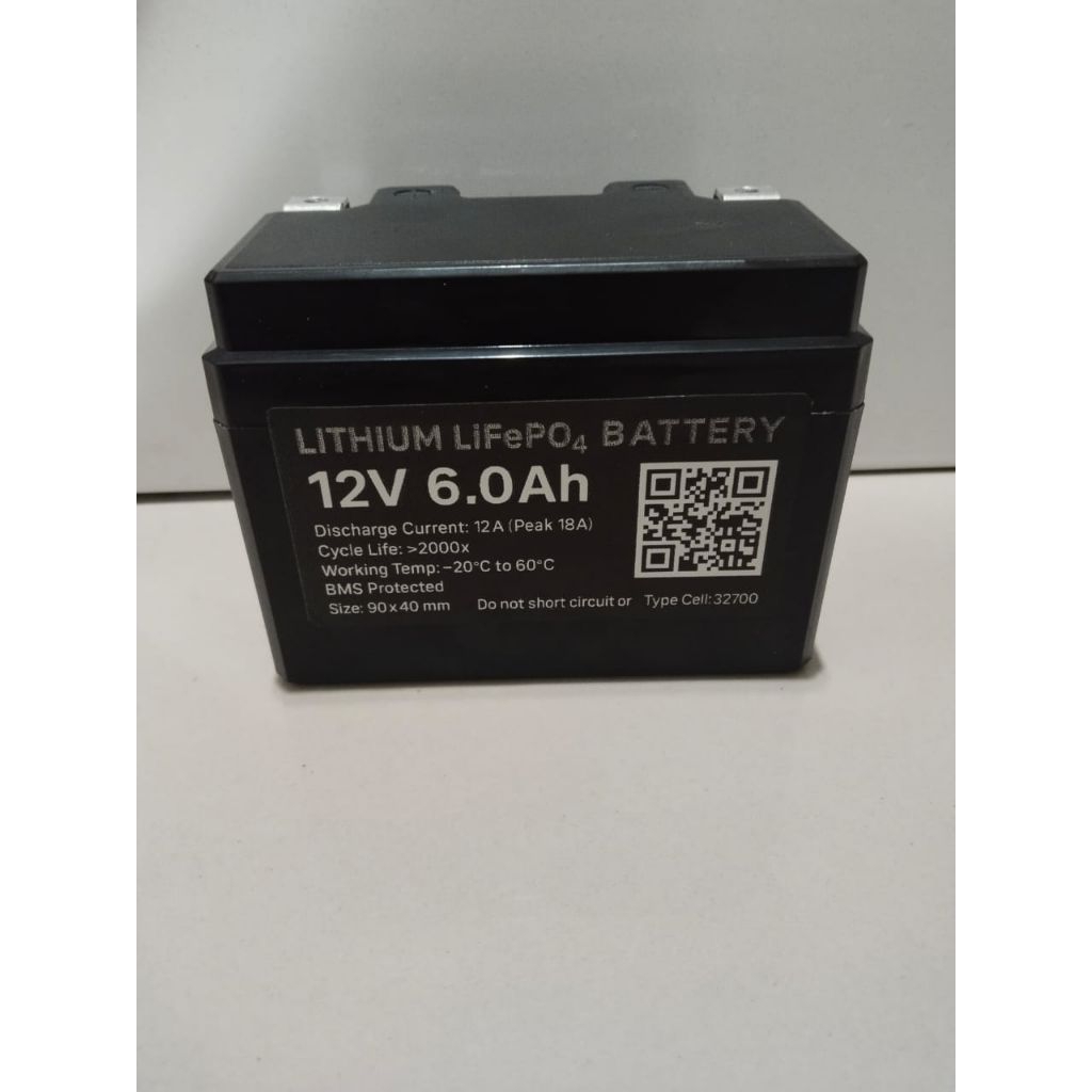 Jual Aki Accu UPS Lithium Lifepo4 12V 6Ah Pengganti Aki Motor dll ...