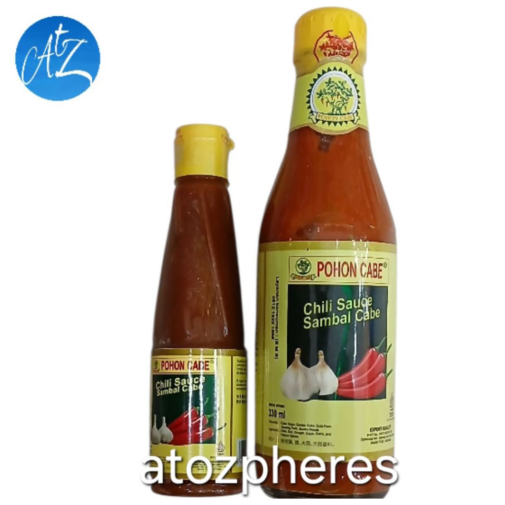 Jual Sambal cabai halal MUI POHON CABE Chili chilli Sauce kemasan botol ...
