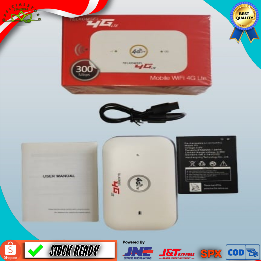 Jual MODEM MIFI 300mbps 4G LTE TOMBOL || MODEM MIFI UNLOCK ALL OPERATOR ...