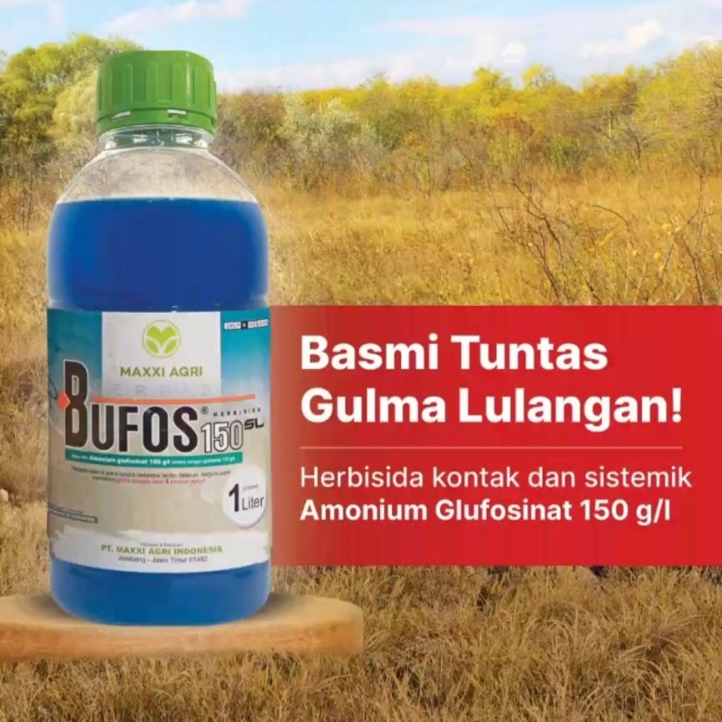 Jual Herbisida BUFOS 150SL 1 LITER Bahan aktif : Ammonium glufosinat 150g/l | Shopee Indonesia