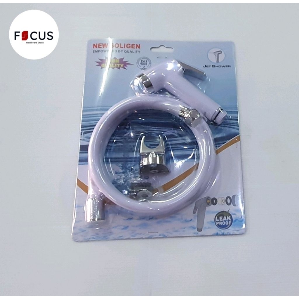 Jual Jet Shower New Soligen Putih higt Quality 120cm | Shopee Indonesia