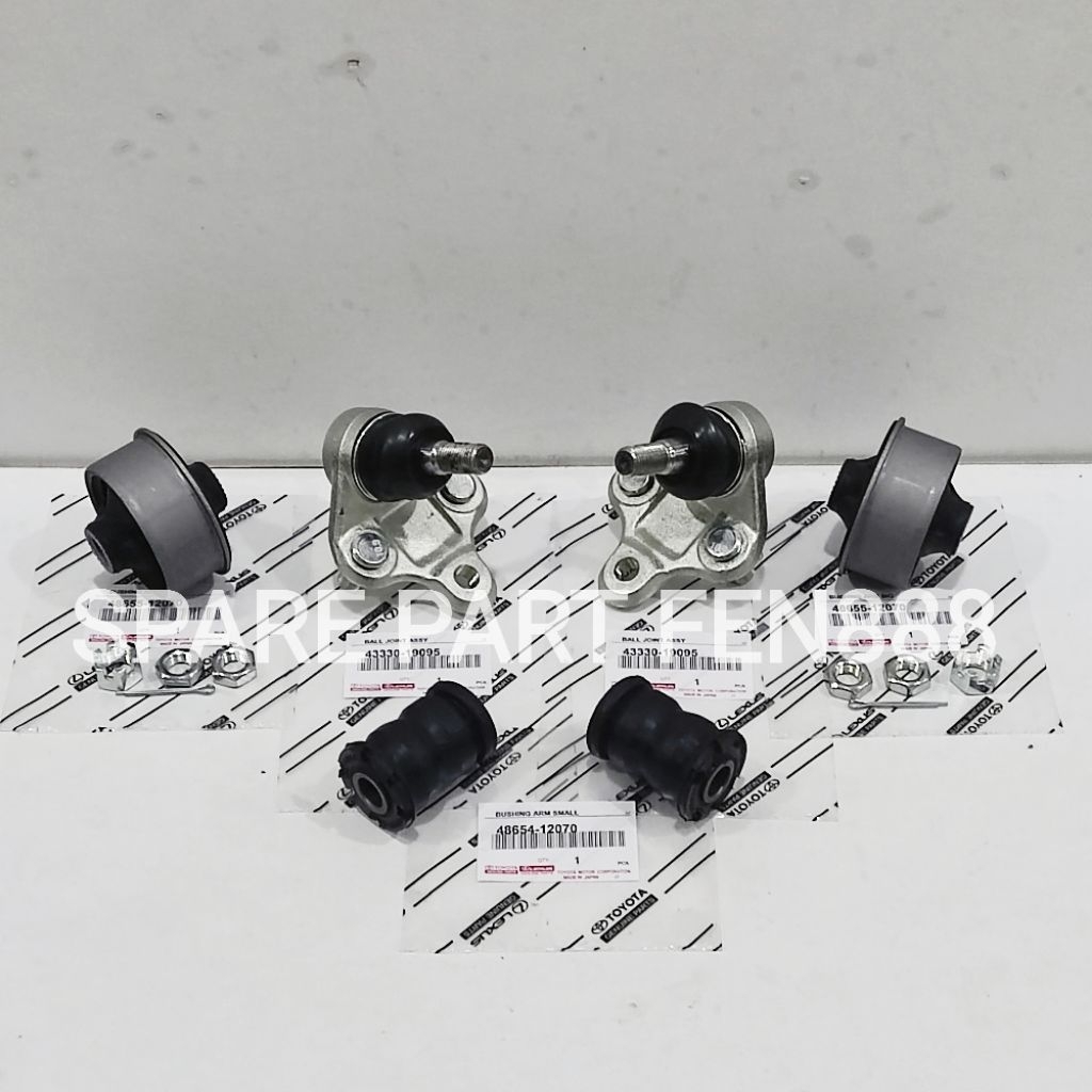 Jual Paket Bushing Lower Arm Sayap Depan Besar Kecil Dan Ball Joint Set ...