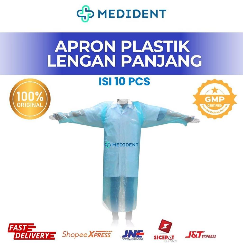 Jual Apron Plastik Lengan Panjang | Shopee Indonesia