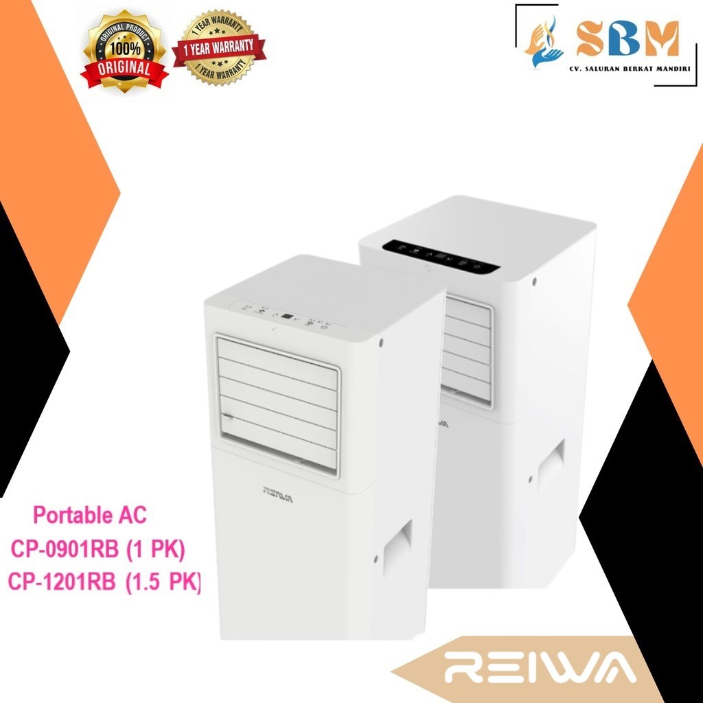 Jual REIWA Pendingin Ruangan 1 PK AC Portable Control Panel CP 0901RB ...