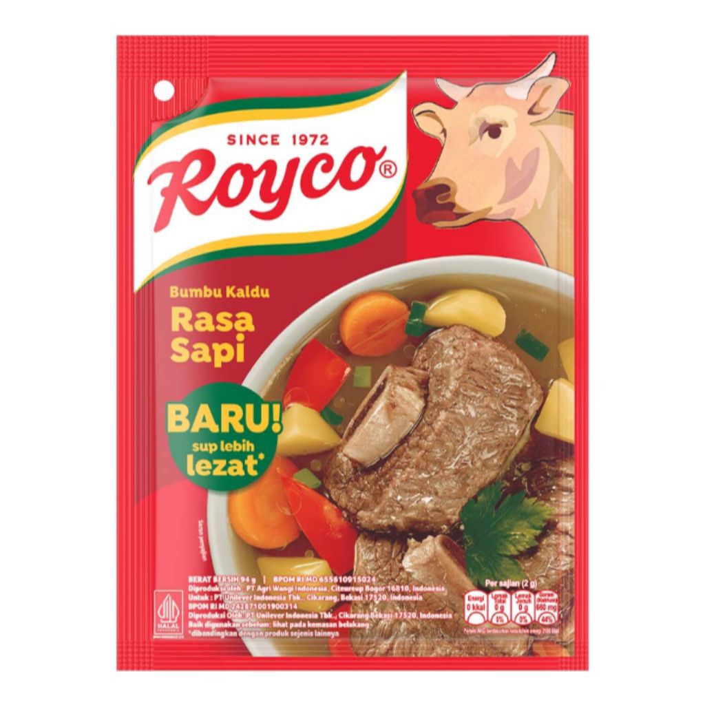 Jual Royco Bumbu Kaldu Penyedap Rasa Sapi 94 g | Shopee Indonesia