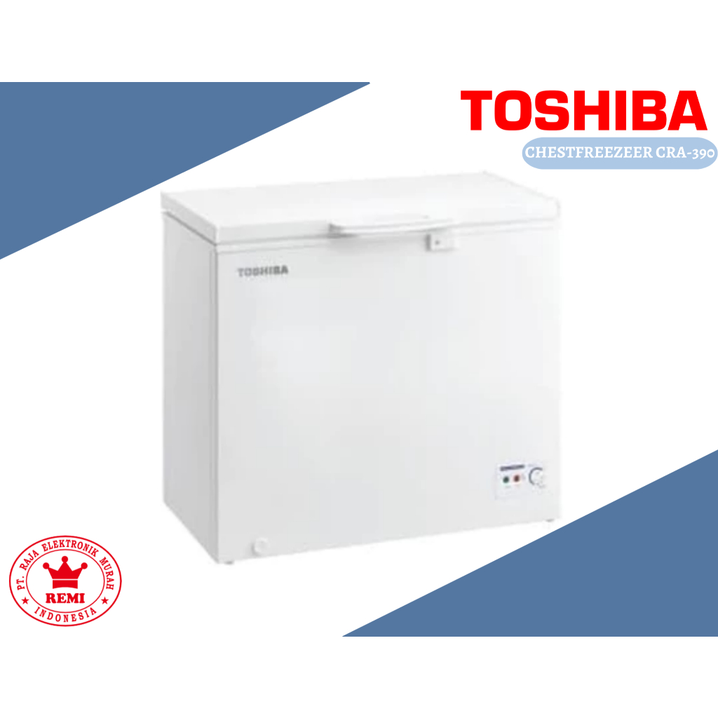 Jual TOSHIBA Freezer Box / Chest Freezer CRA-390 Kapasitas 300 Liter ...