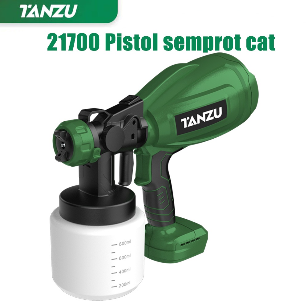 Jual TANZU Electric Spray Gun Cordless 800ML semprot cat listrik gun ...