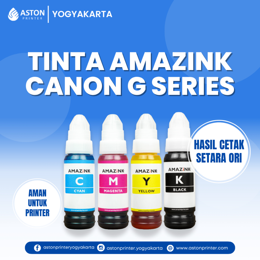 Jual Tinta Printer AMAZiNK Canon G Series | Shopee Indonesia