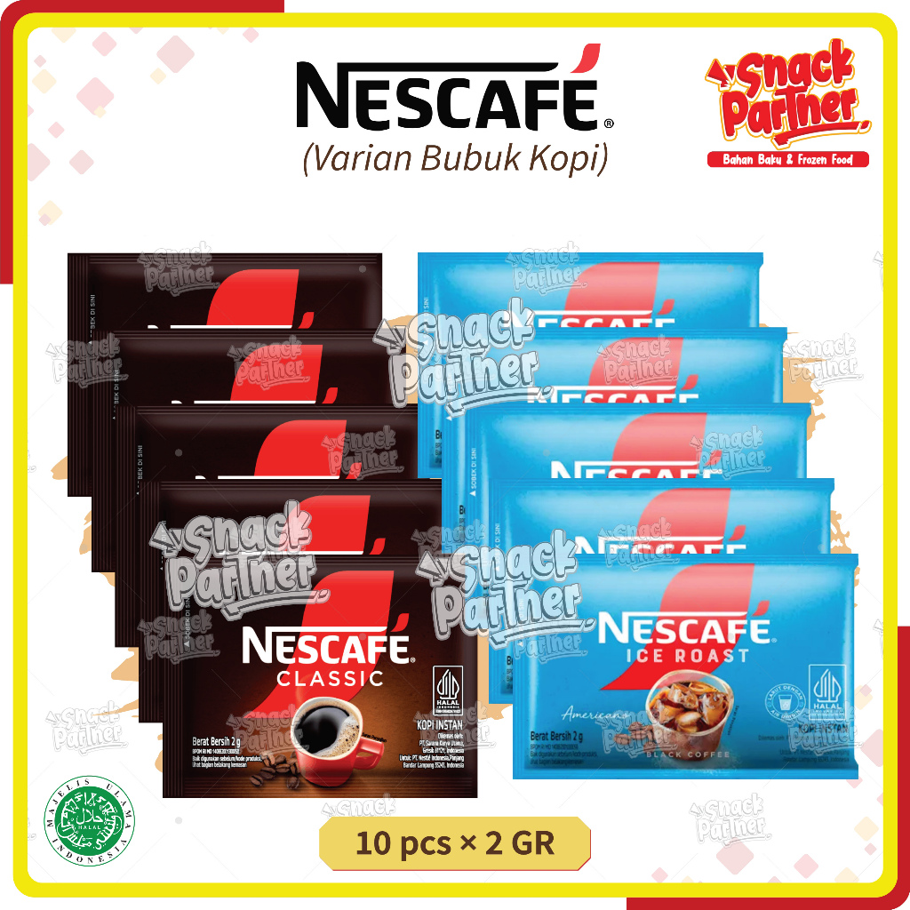Jual NESCAFE 10 × 2 GR / Sachet | CLASSIC & ICE AMERICANO - Bubuk Kopi ...