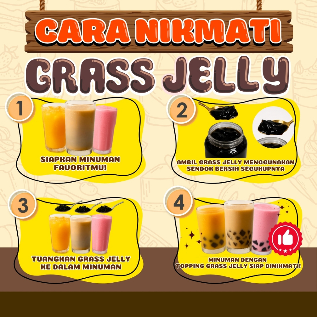 Jual GrassJellyCincauAlaChatimeKombinasi OMURA Bubuk Minuman Powder Drink - Grass Jelly Ala ...