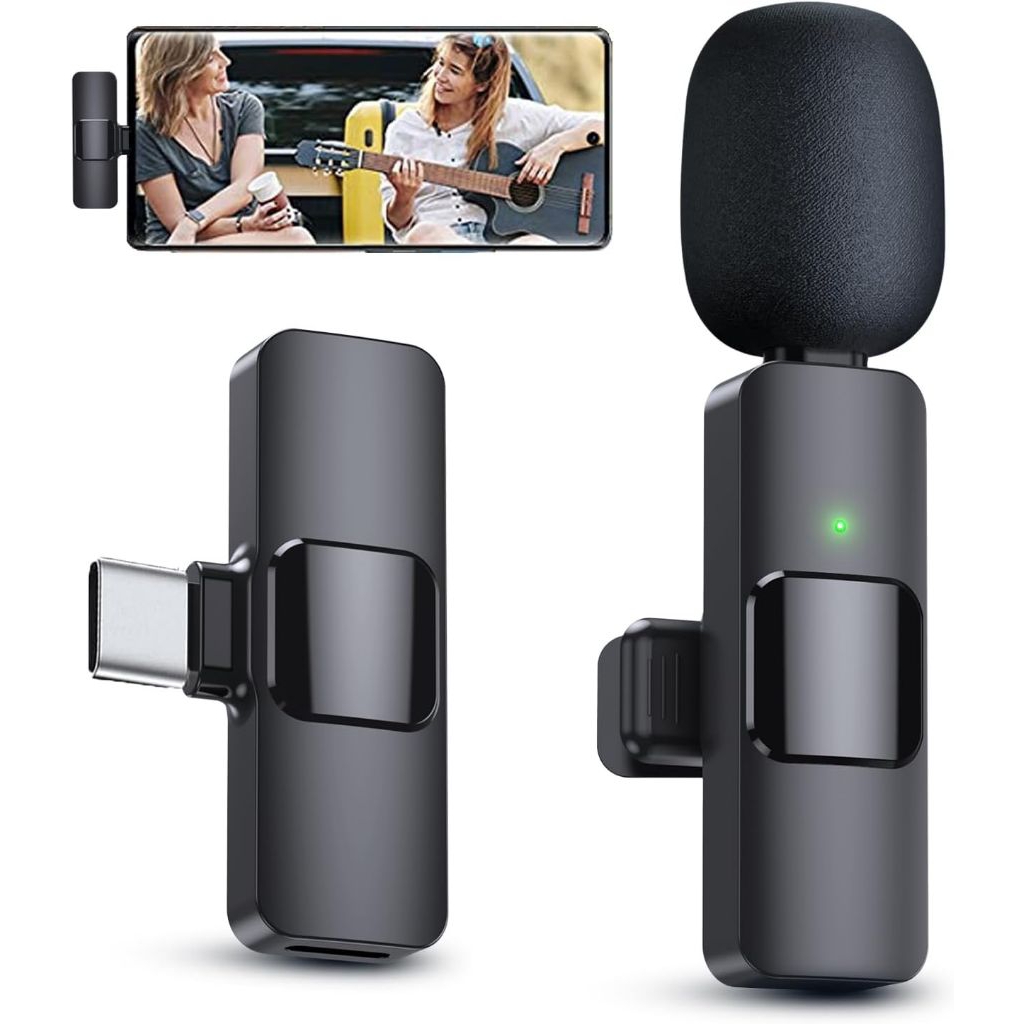 Jual Microphone Wireless K9 Lavalier Mini Mic Clip On Vlogger Youtubers ...
