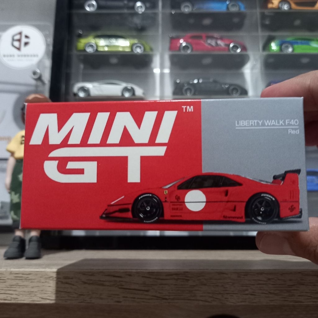 Jual Custom Box Ferrari F40 LBWK Red MiniGT | Shopee Indonesia