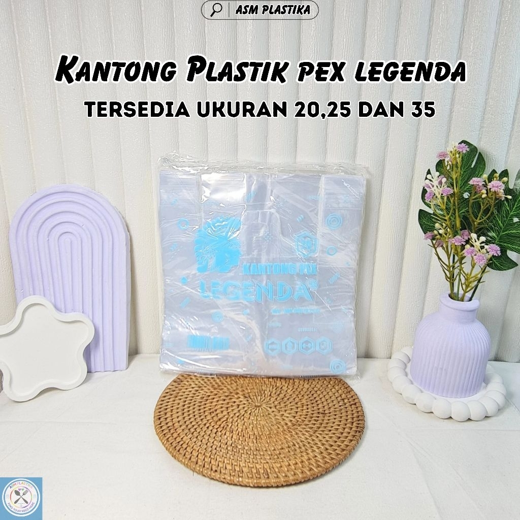 Jual Kantong Plastik Bening PEX LEGENDA Berbagai Ukuran 1 Pack ...